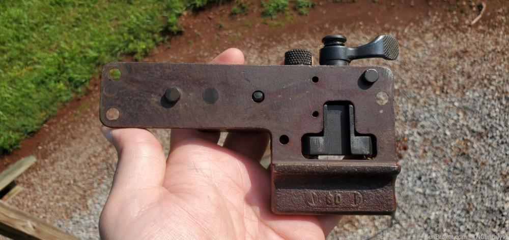 Early Browning M2HB rear sight with scope dovetail - Parts and ...