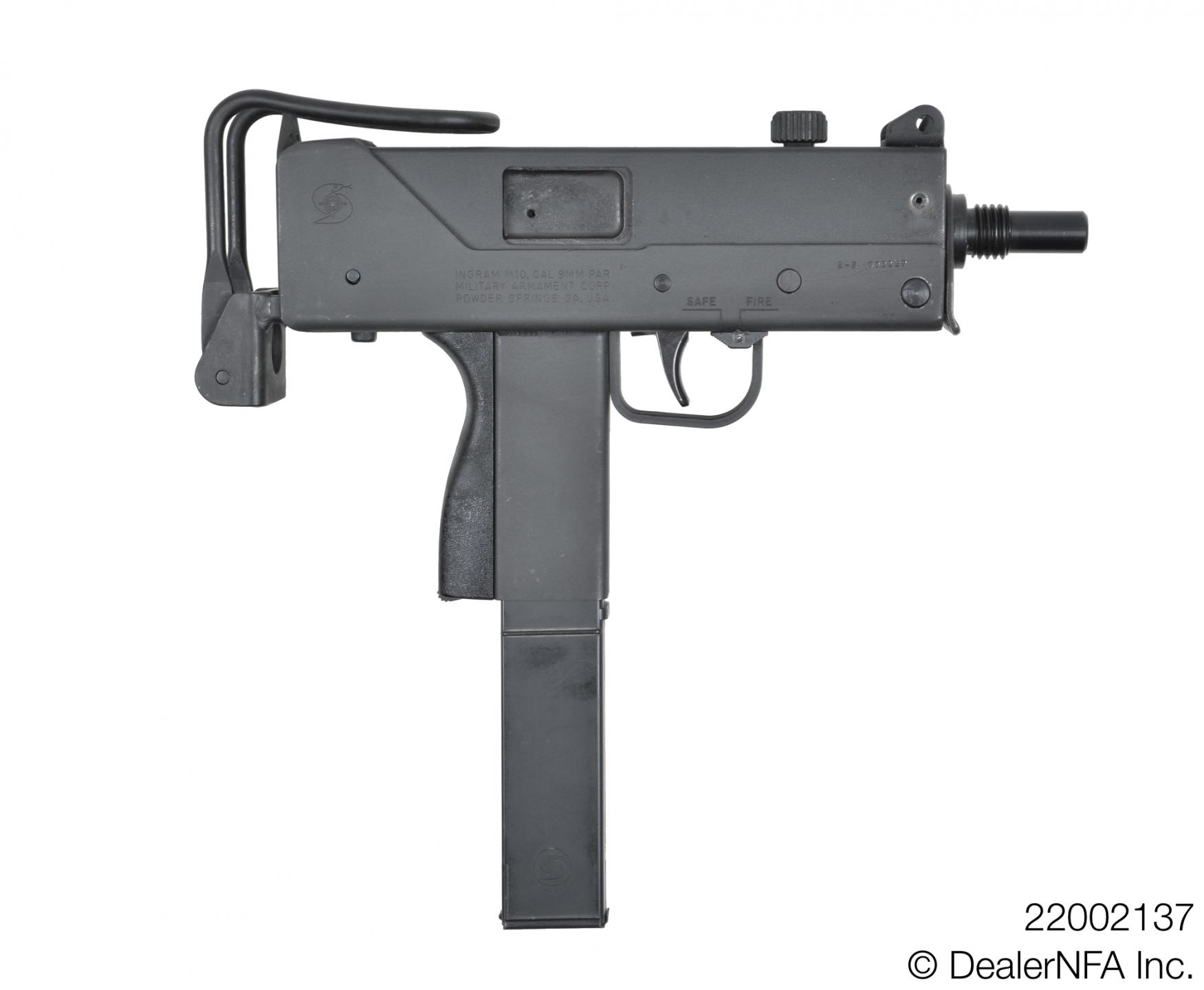 M10, 9mm, Military Armament Corporation with Walther Mag - NFA Market ...