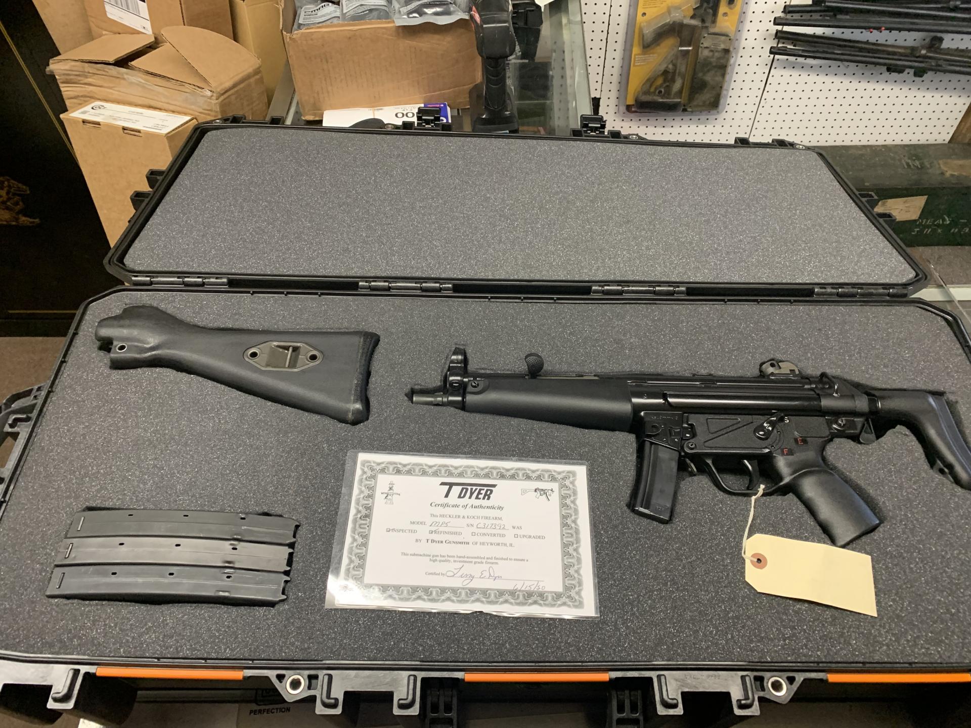 MINT Pre Sample MP5 package (T.Dyer gun) - NFA Market Board ...
