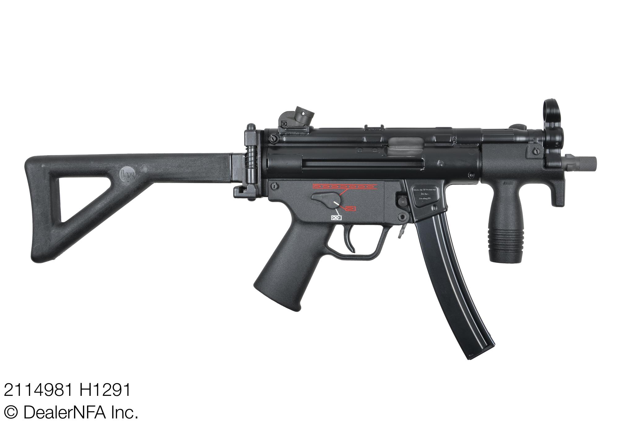 HK MP5K-PDW, Registered Fleming Sear/Dyer, Navy Lower, Excellent - NFA ...
