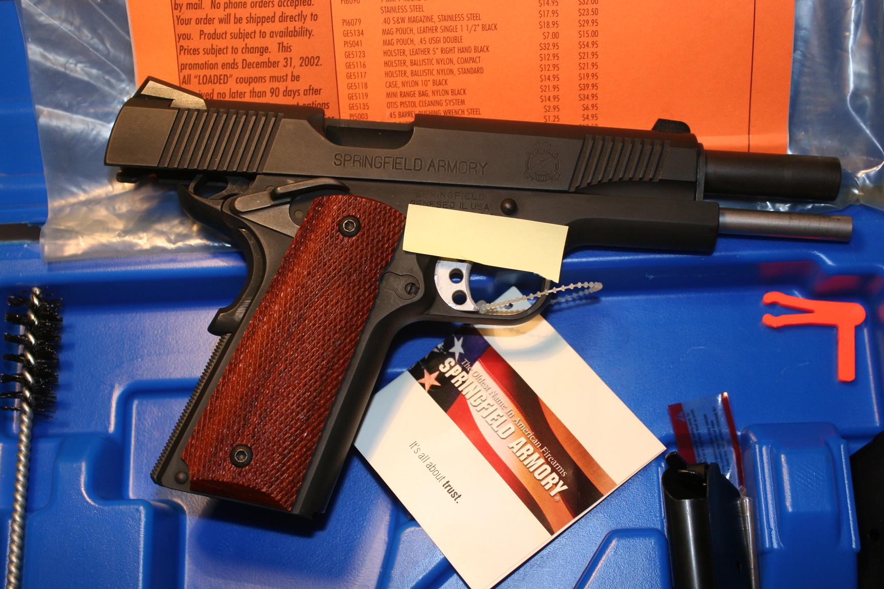 WTS: Springfield Lt Wt 1911, Early Model, NIB - Semi-Auto Market Board ...