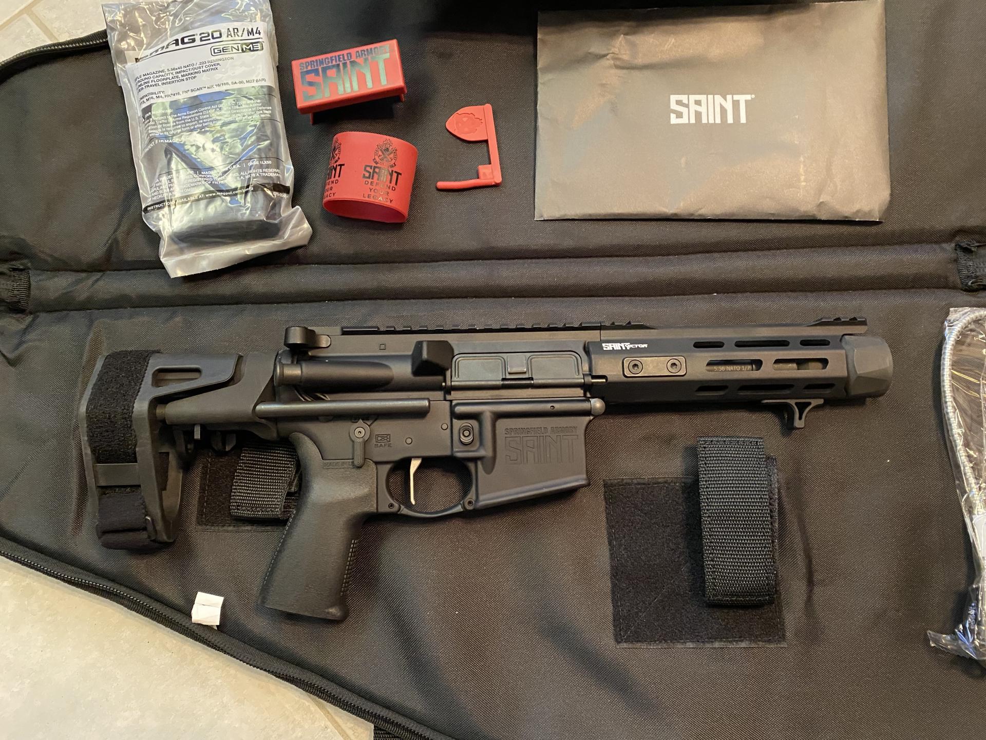 Springfield Saint Victor PDW, 5.5”, 5.56mm,absolutely New in Box - Semi ...