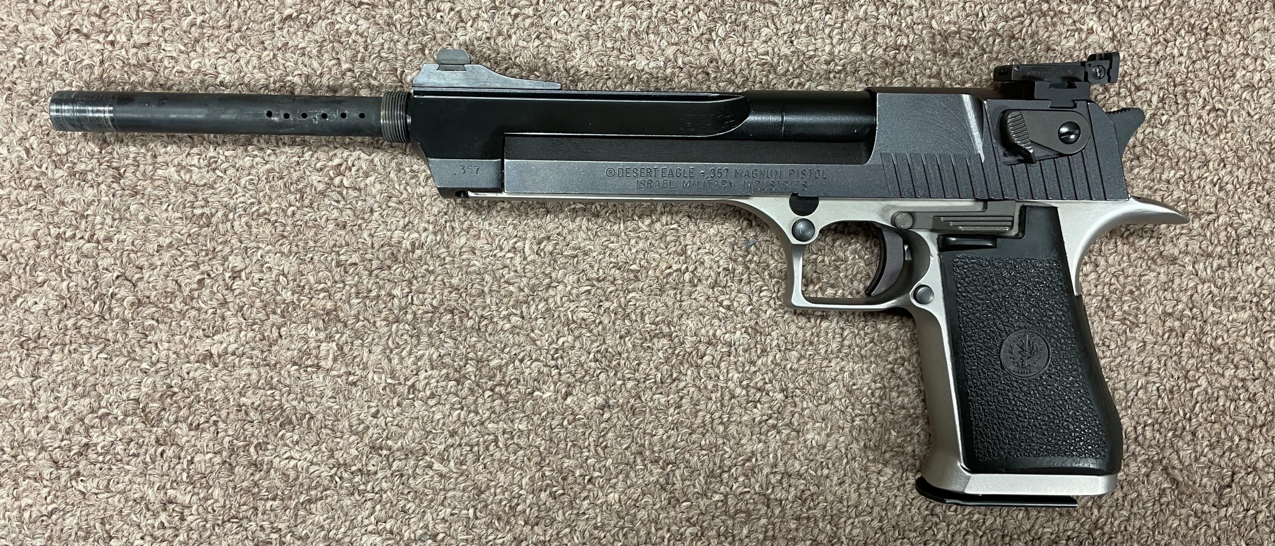 Desert Eagle With Suppressor