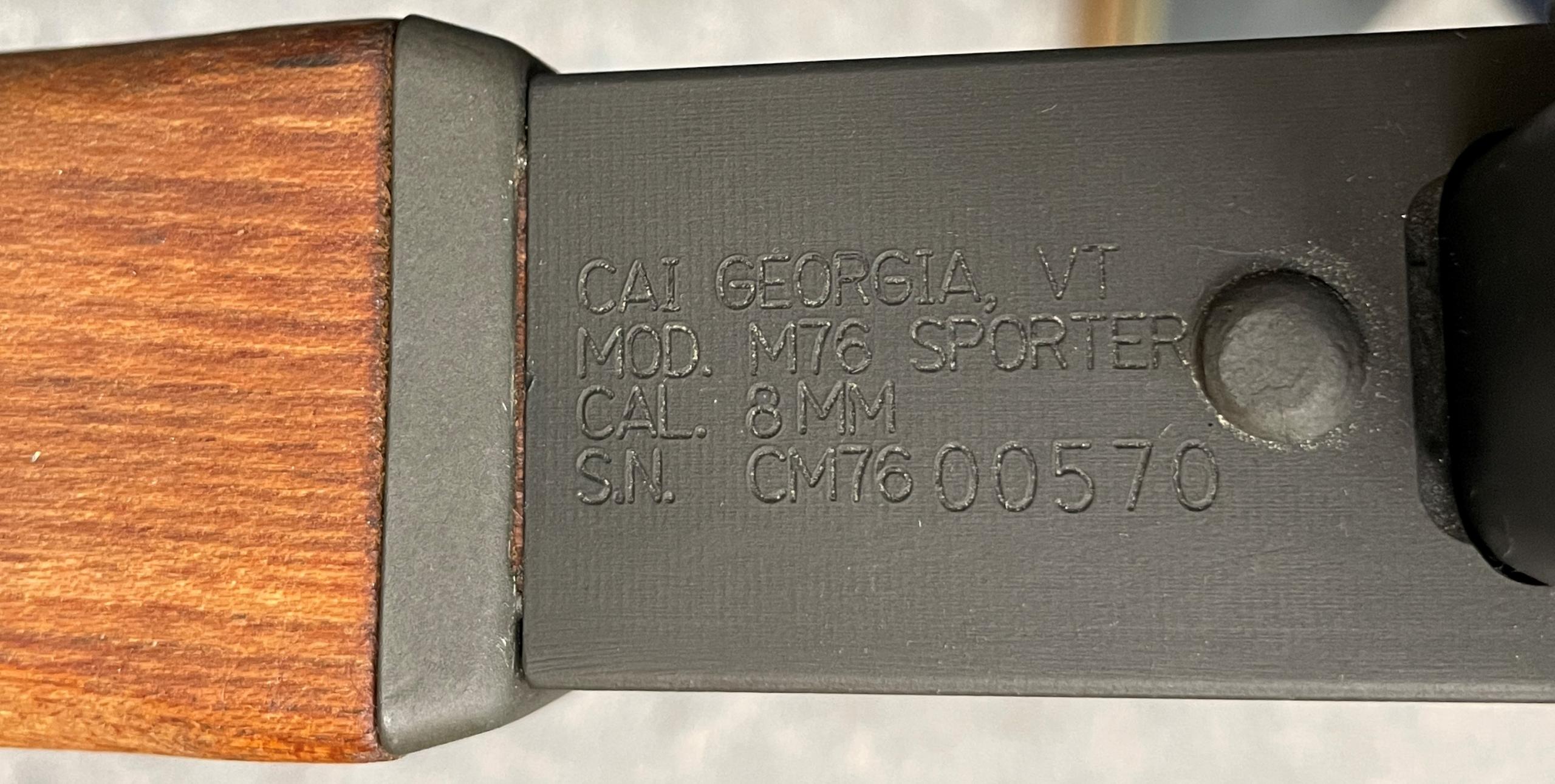 WTS Yugo M76 8mm sniper rifle - Semi-Auto Market Board - Sturmgewehr ...