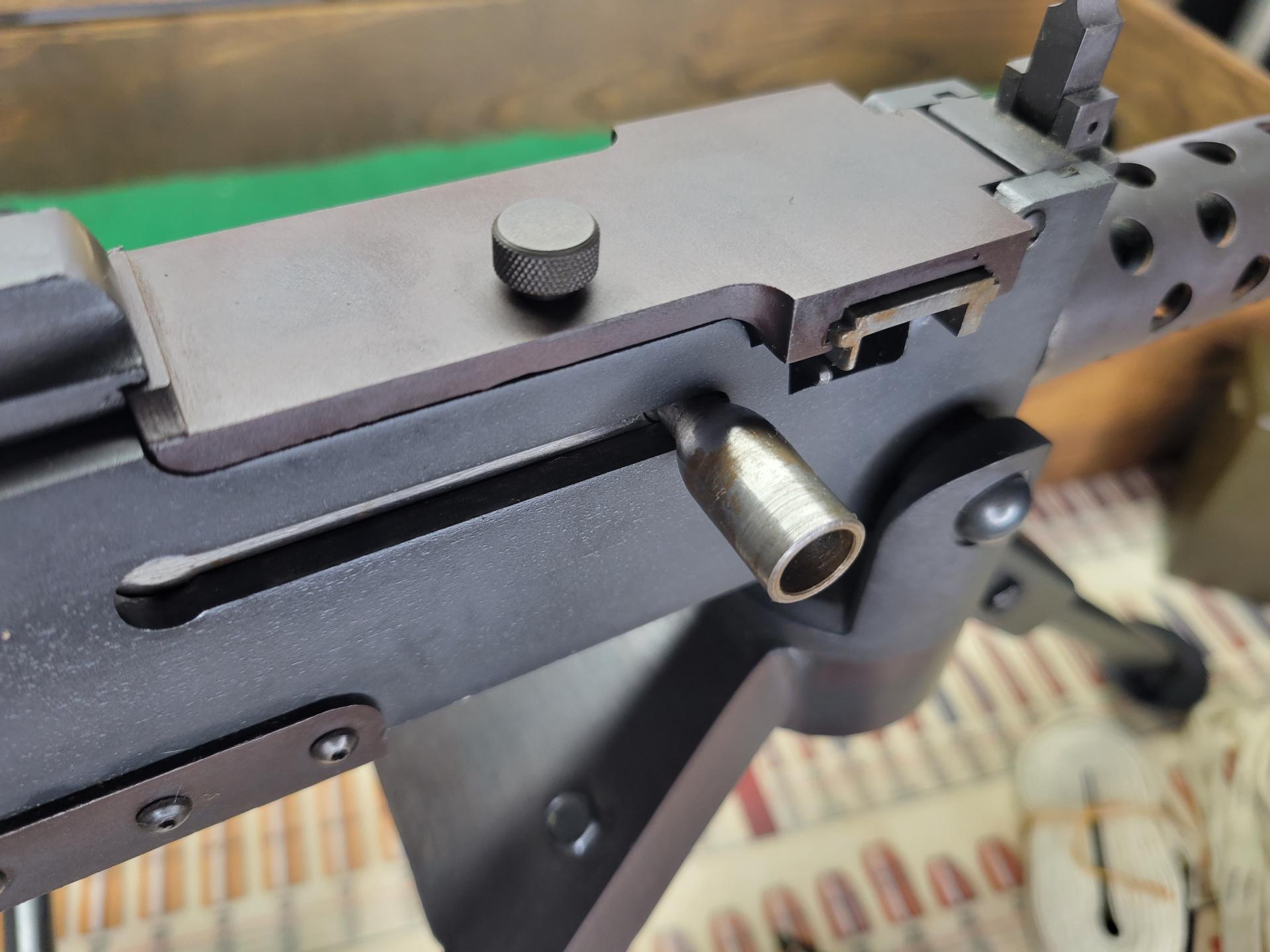 Tippmann Mini 1919 Semi Auto w/ Crate, Belts, Cans - Semi-Auto Market ...