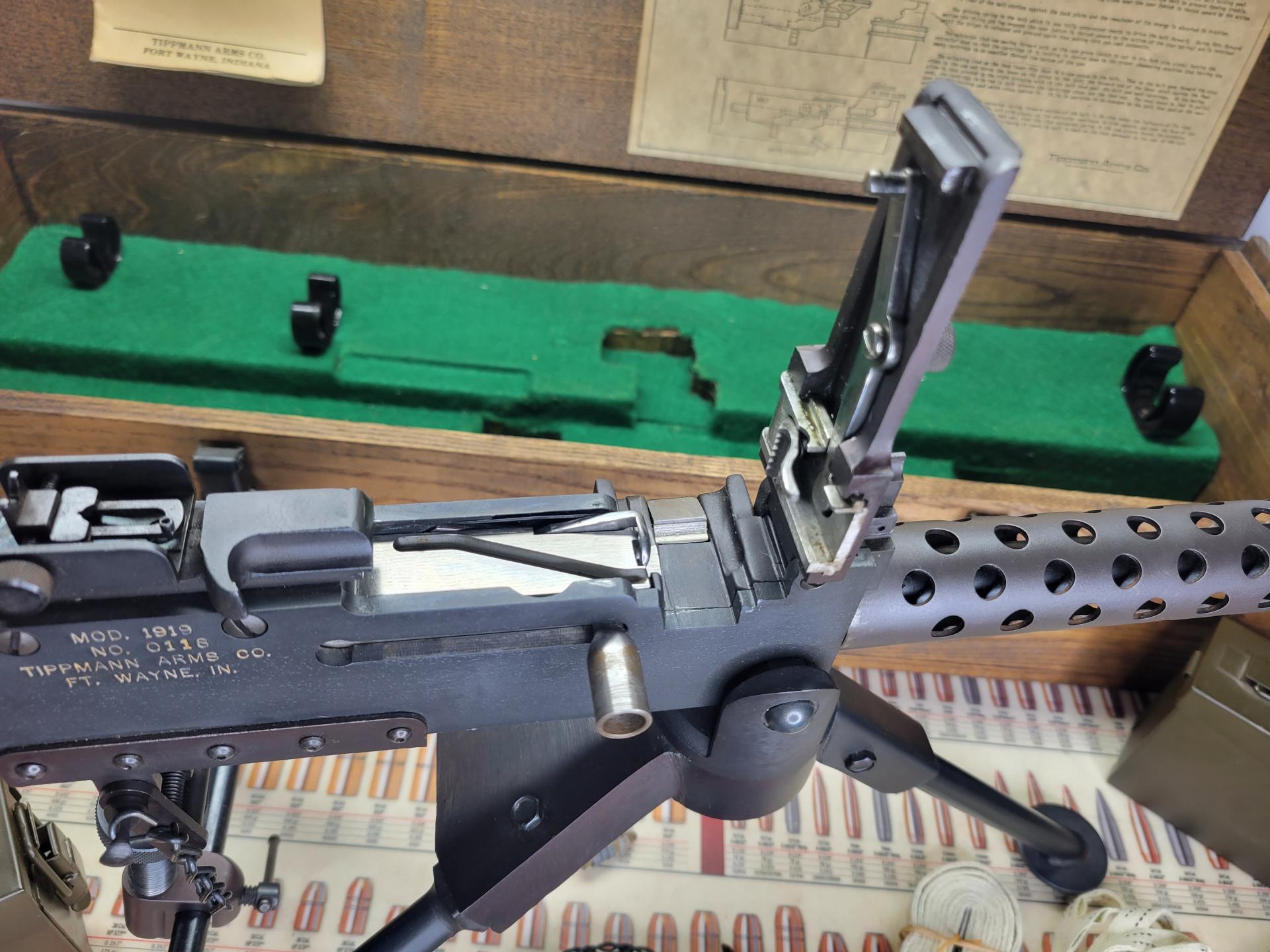 Tippmann Mini 1919 Semi Auto w/ Crate, Belts, Cans - Semi-Auto Market ...