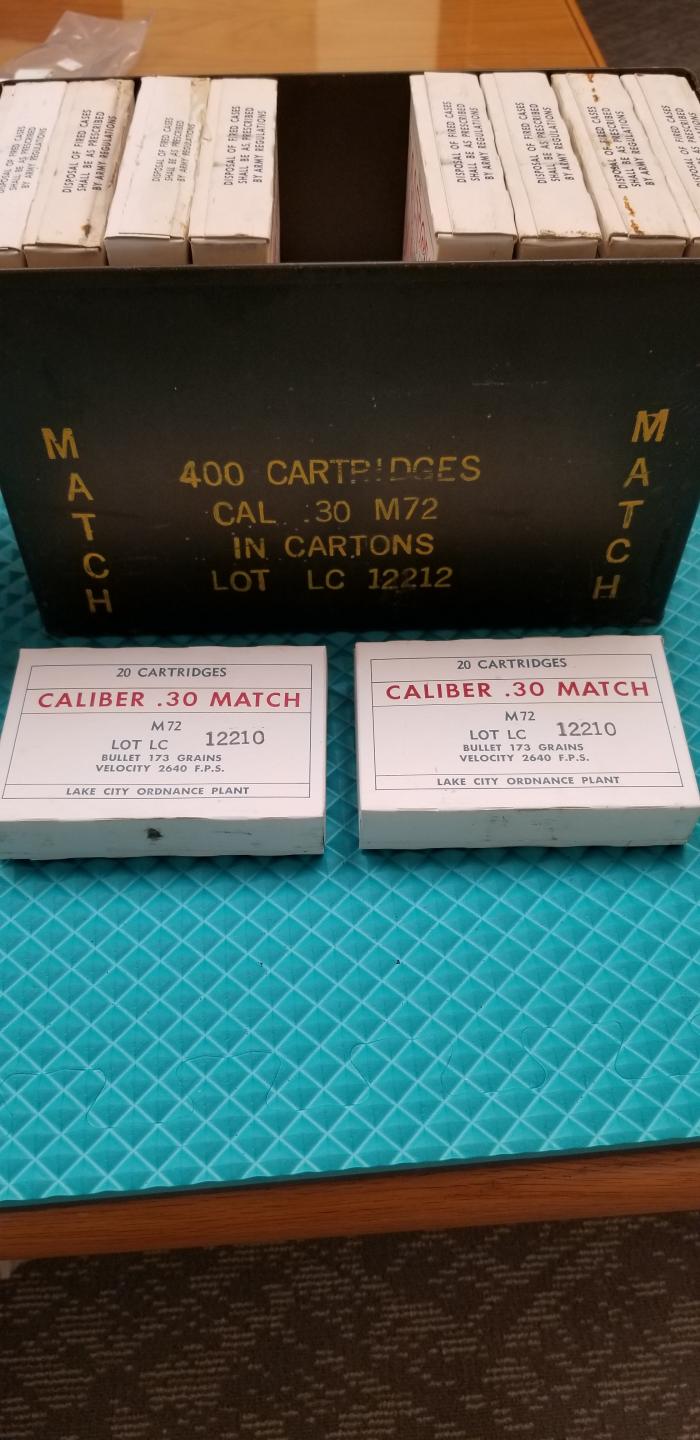Wts: LC m72 30-06 match ammo $600.00 - Ammunition - Sturmgewehr.com Forums
