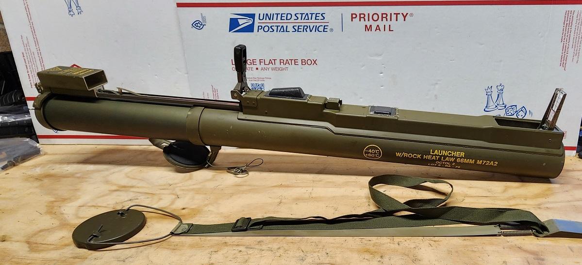 M72 A2 LAW TUBE - INVESTMENT GRADE CONDITION - W/ VIDEO - Collectors ...