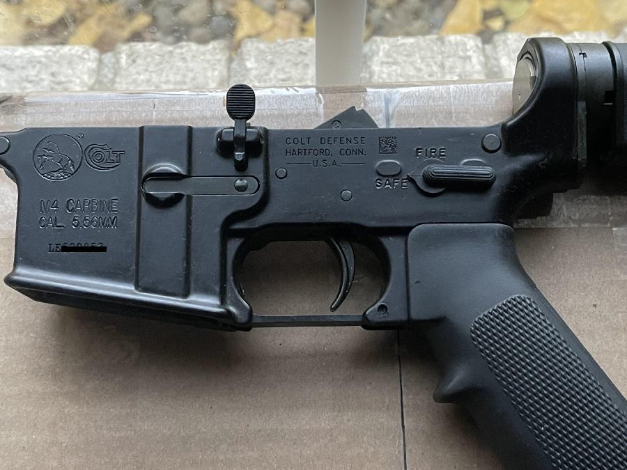 SOLD Colt M4 LE Carbine lower receiver - Parts and Accessories Market ...