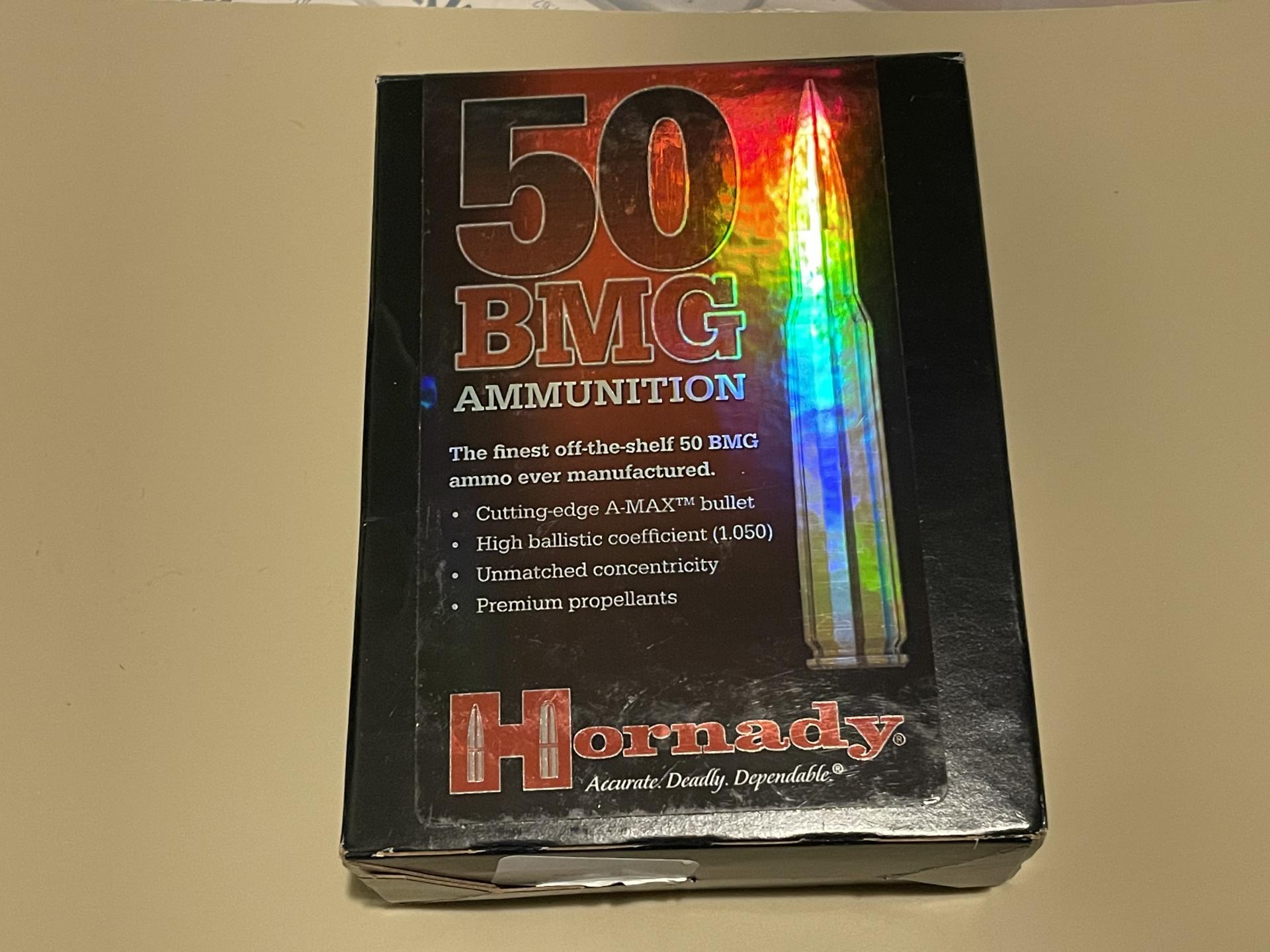 Hornady 750gr AMAX 50BMG - Ammunition - Sturmgewehr.com Forums