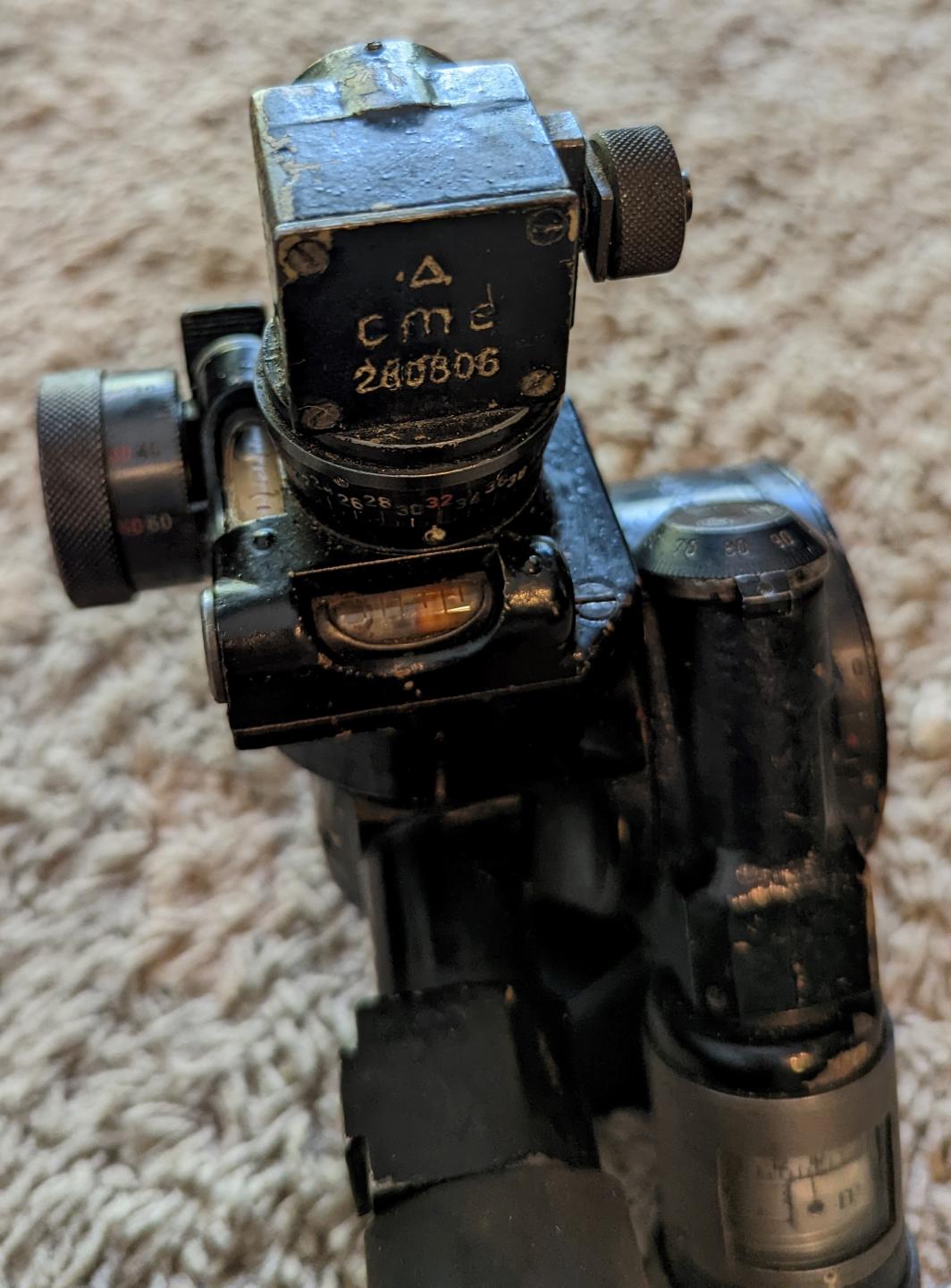 SOLD MGZ40 German Scope for MG34 or MG40 Lafette Tripods (price further ...