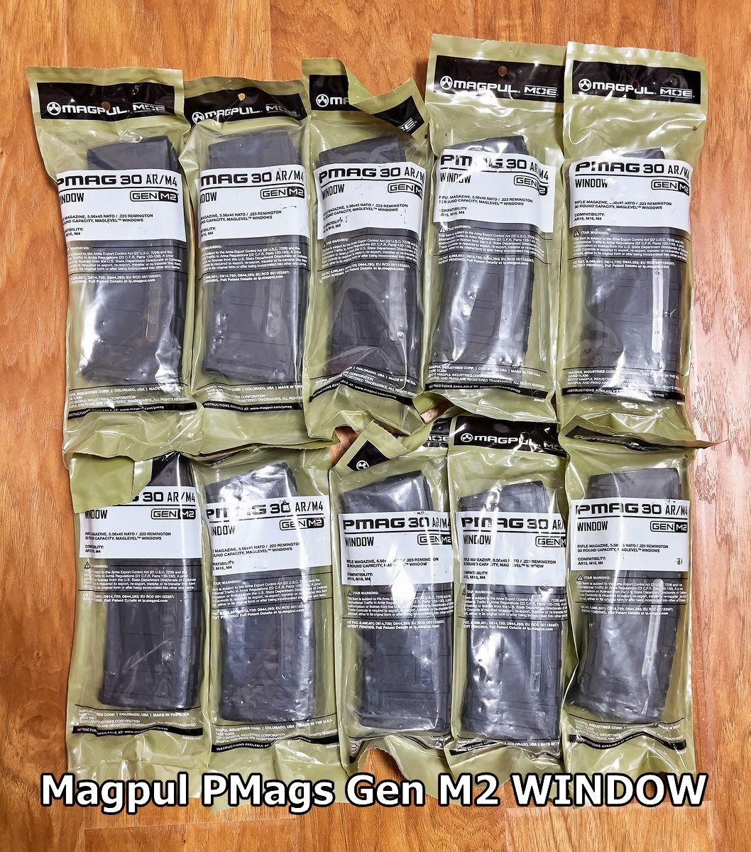 WTS: 10 Packs - Magpul PMags Gen M2/M3 + Gen M2 w/ Windows !!!!PRICES ...