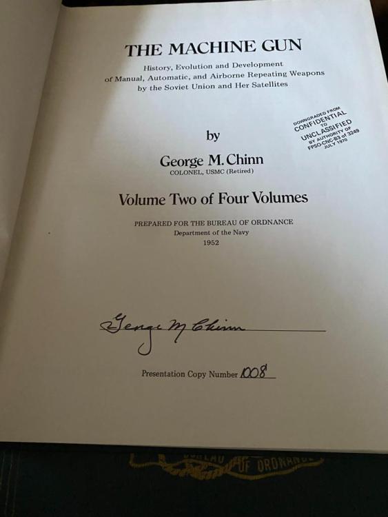 The Machine Gun 5 Book Set Number 1008 Signed and Numbered by Col ...