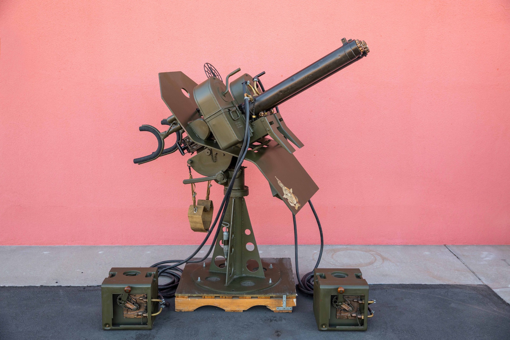 SOLD - Twin COLT Watercooled 50 BMG Anti-Aircraft system - Original WW2 ...