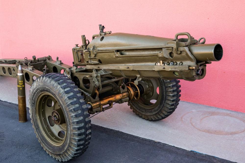 SOLD - 75MM Pack Howitzer - used by the Marines in the South Pacific ...