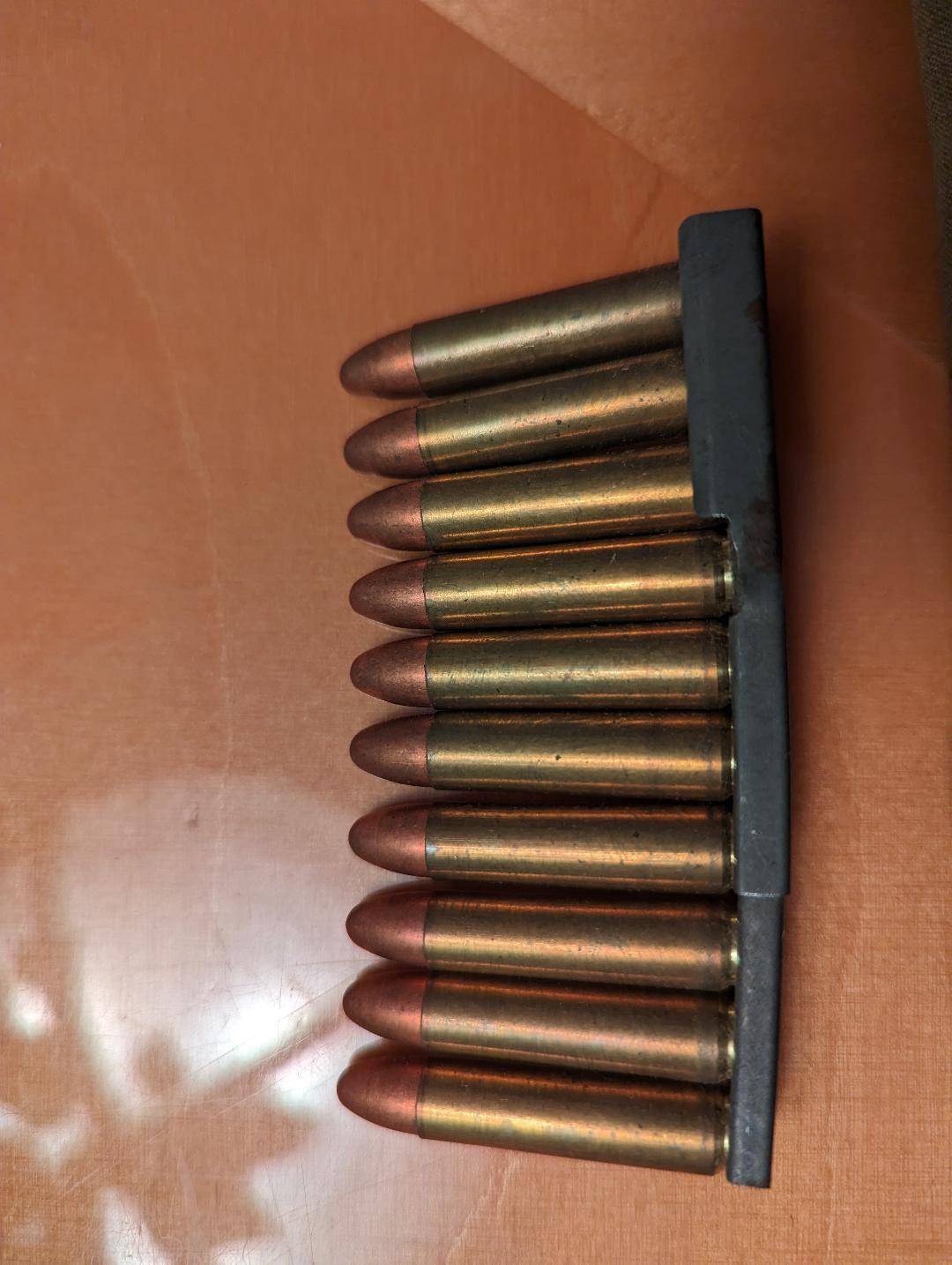 SOLD: .30 Carbine Ball US Military Ammo 120 Rounds on Stripper Clips in ...