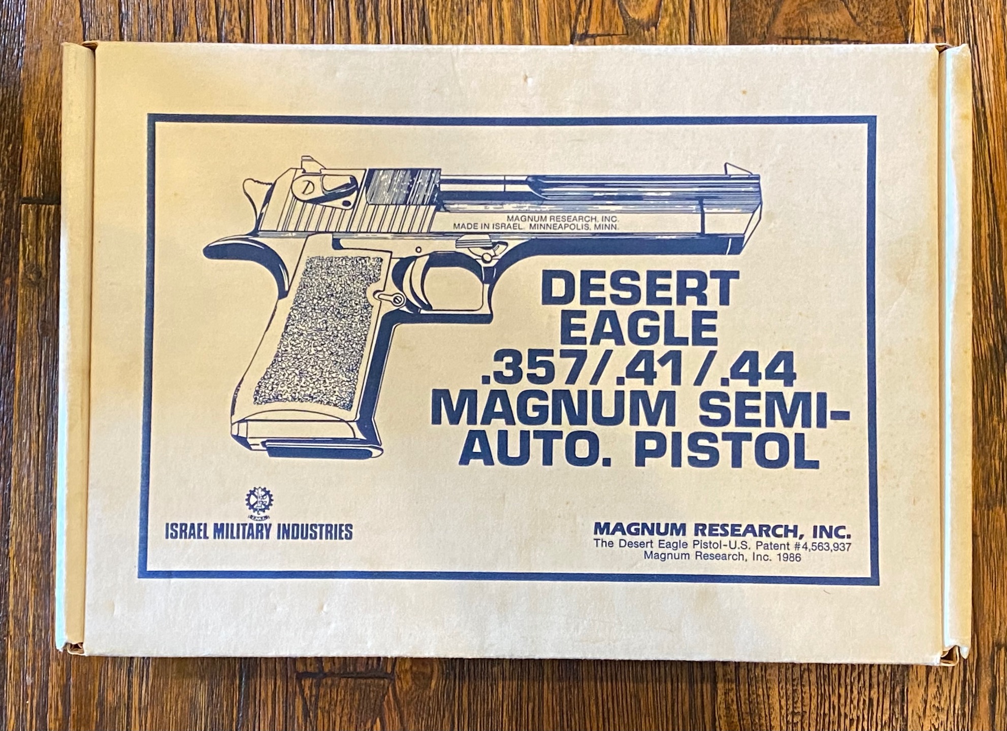 *Sold* Rare 1989 I.M.I. 357 Desert Eagle MK1 In Original Serial ...