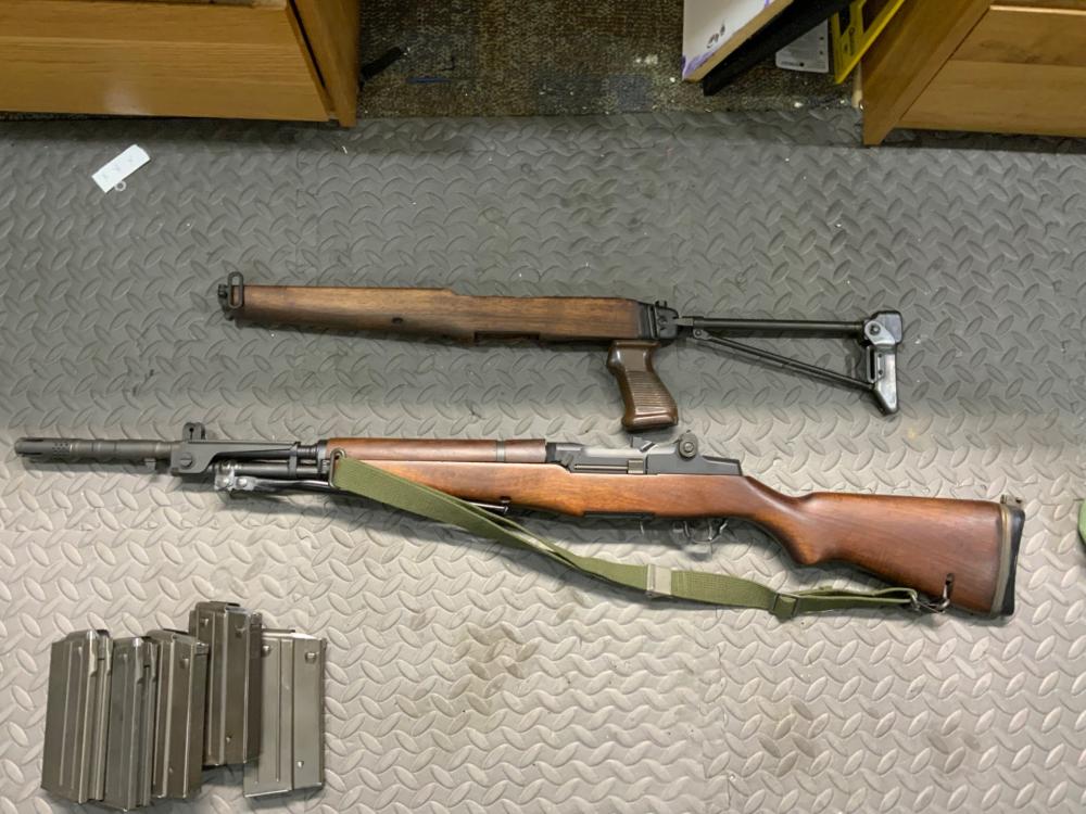 WTS BM59 with folding stock and 5 magazines. Form 3 Missouri - NFA ...