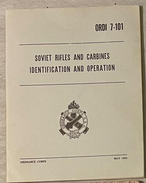 Soviet SVT 40 1952 US OrdnanceCorps Manual Soviet Rifles&Carbines ...