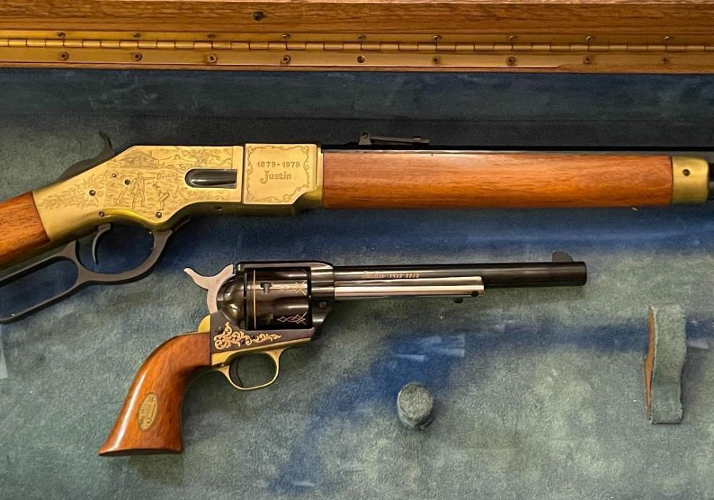 WTS - Justin Boots Commemorative Rifle Revolver Set $2,200 - Collectors Market Board ...