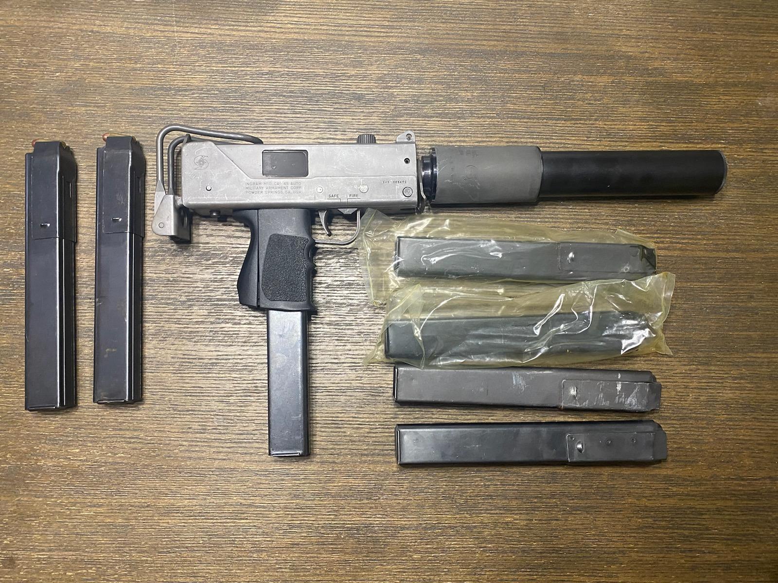 WTS Mac 10-45 with factory can. Converted to take Mac or GG mags. With ...