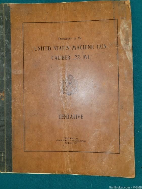 Original Springfield Armory M1 22lr trainer (1917 Browning water cooled ...