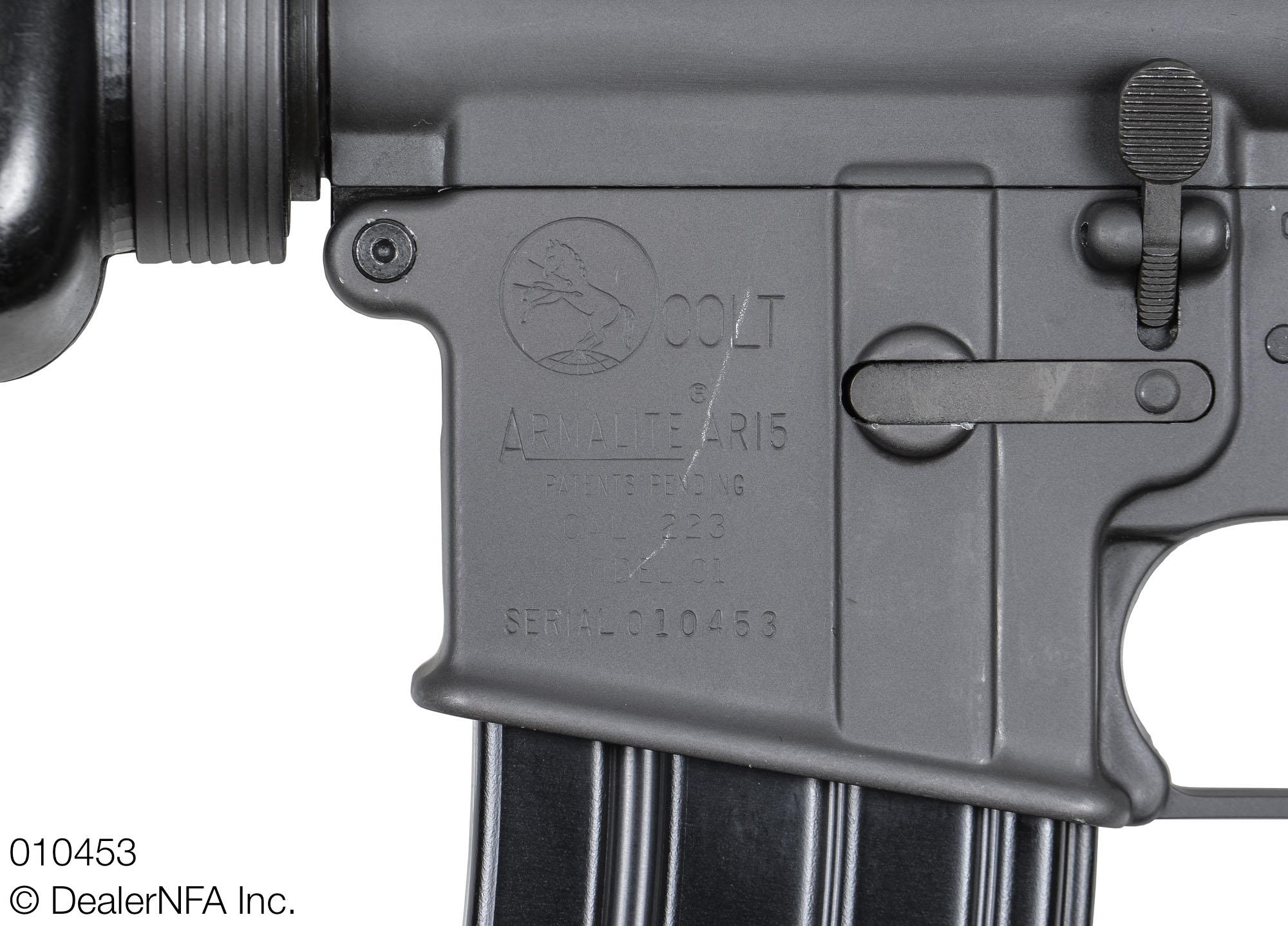 Colt, Armalite, AR15, Model 01, Excellent - NFA Market Board ...