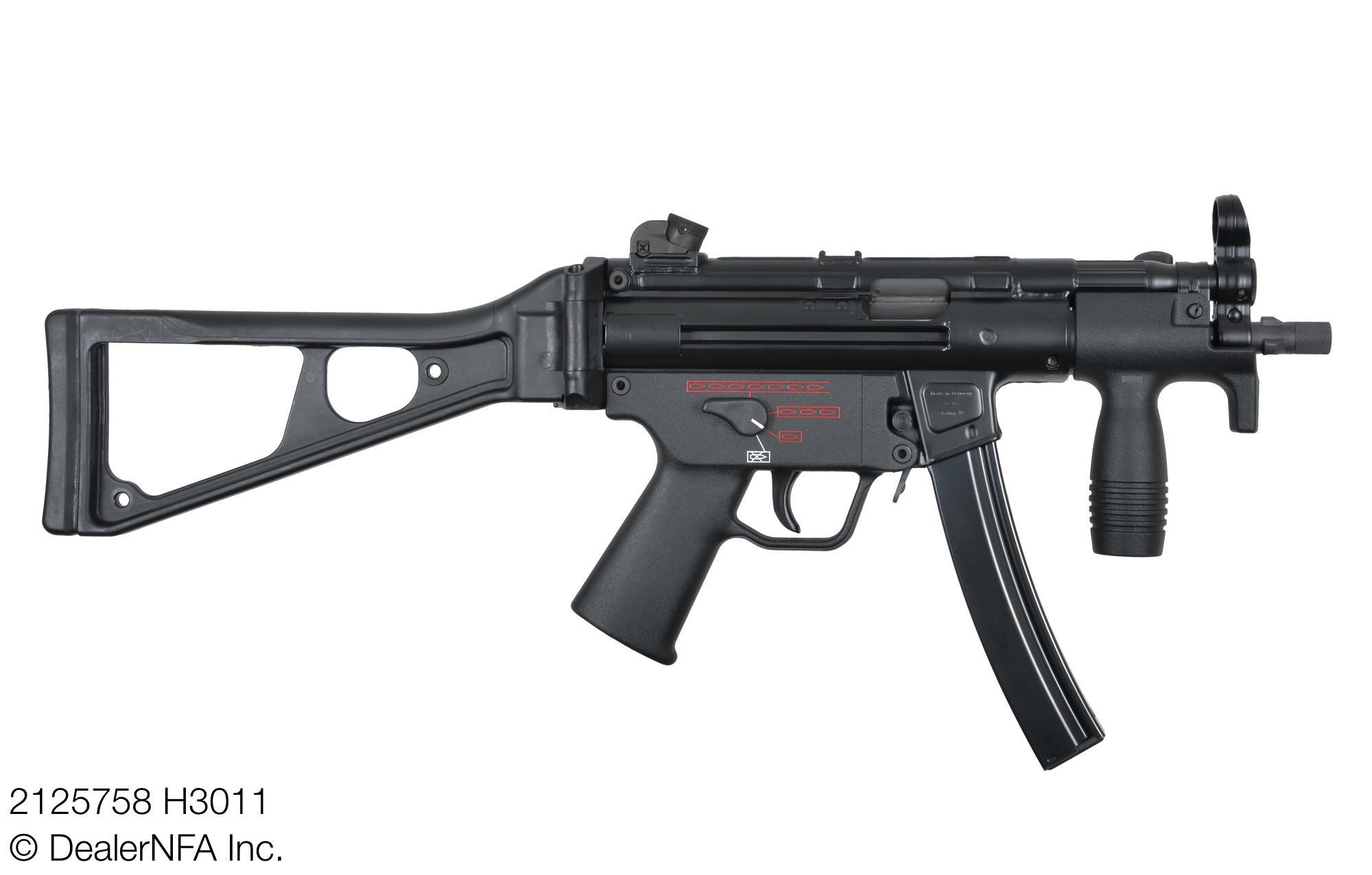 HK MP5K-SBR, HK, Fleming Machine Gun Auto Sear Installed in a Four ...