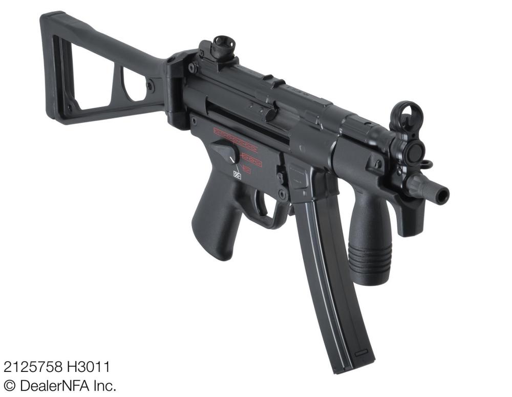 HK MP5K-SBR, HK, Fleming Machine Gun Auto Sear Installed in a Four ...