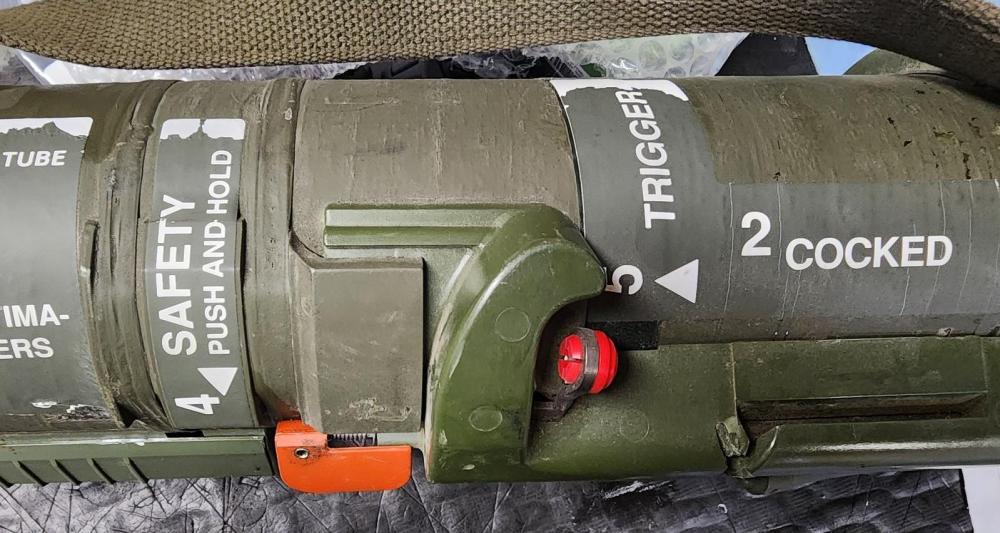 M136 - AT4 84 MM ROCKET LAUNCHER - AUTHENTIC KUWAIT BRING BACK - SOLD ...