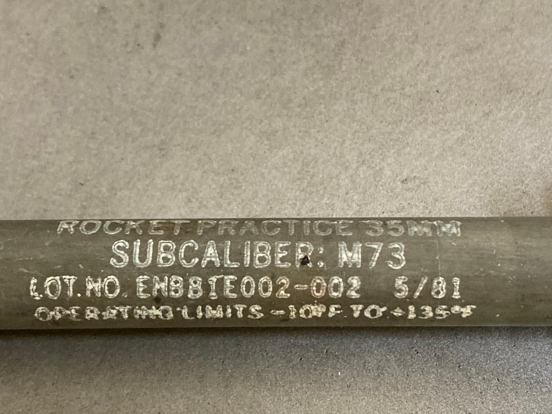 M73 35 MM practice rockets Vietnam era - Collectors Market Board ...