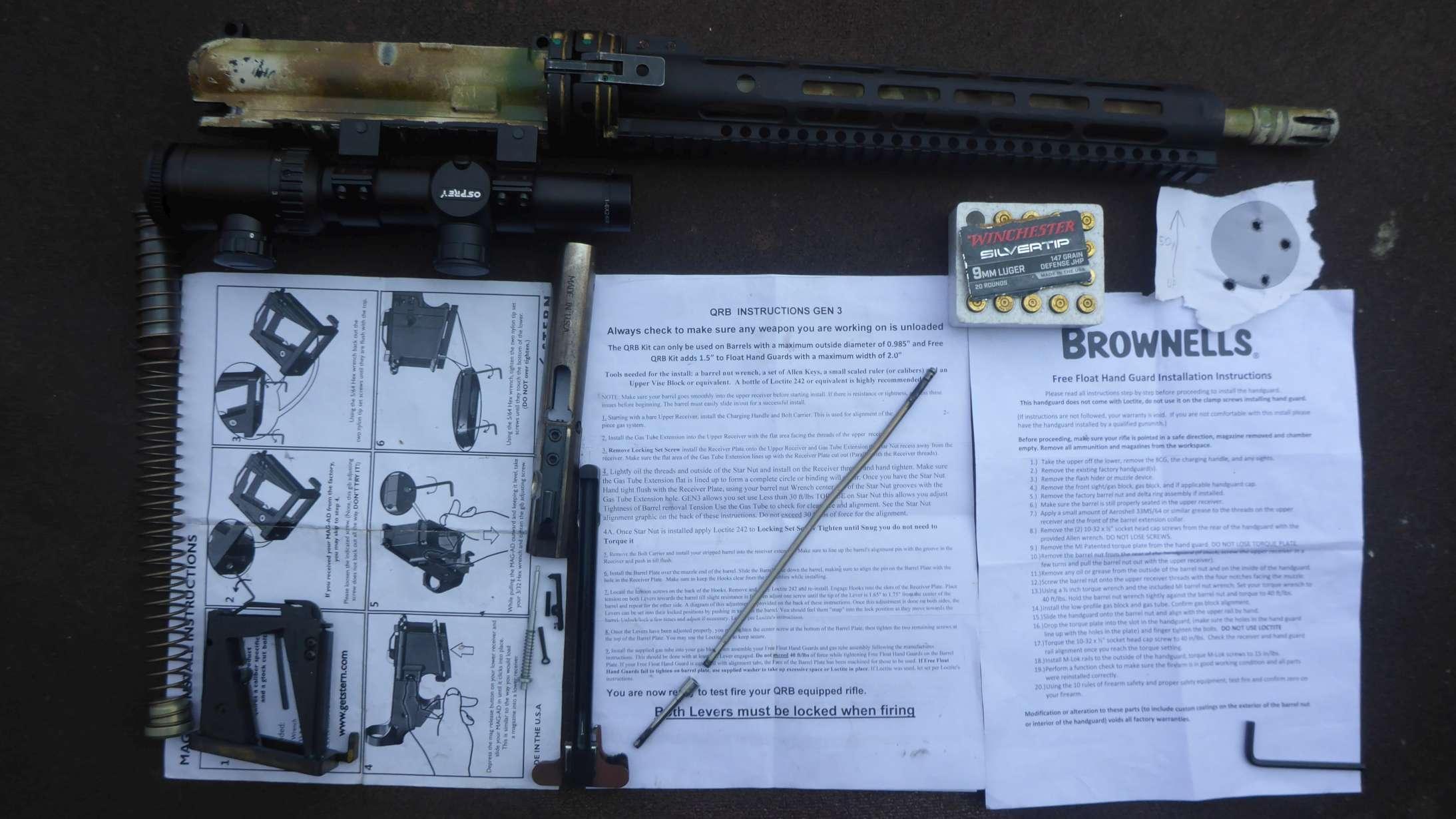 --SOLD--Colt 9mm AR6951 parts upper - Parts and Accessories Market ...