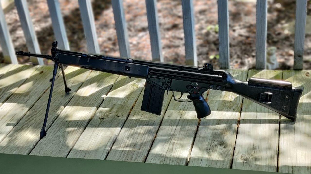 Heckler & Koch G3 SG1 Pre-May Dealer Sample Machine Gun & HK Transport Case $19,000 - NFA Market ...