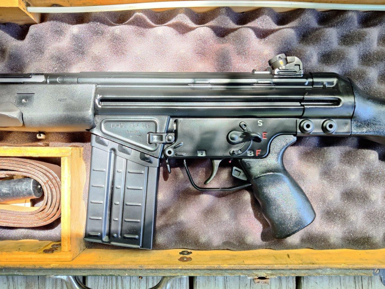 Heckler & Koch G3 SG1 Pre-May Dealer Sample Machine Gun & HK Transport Case $19,000 - NFA Market ...