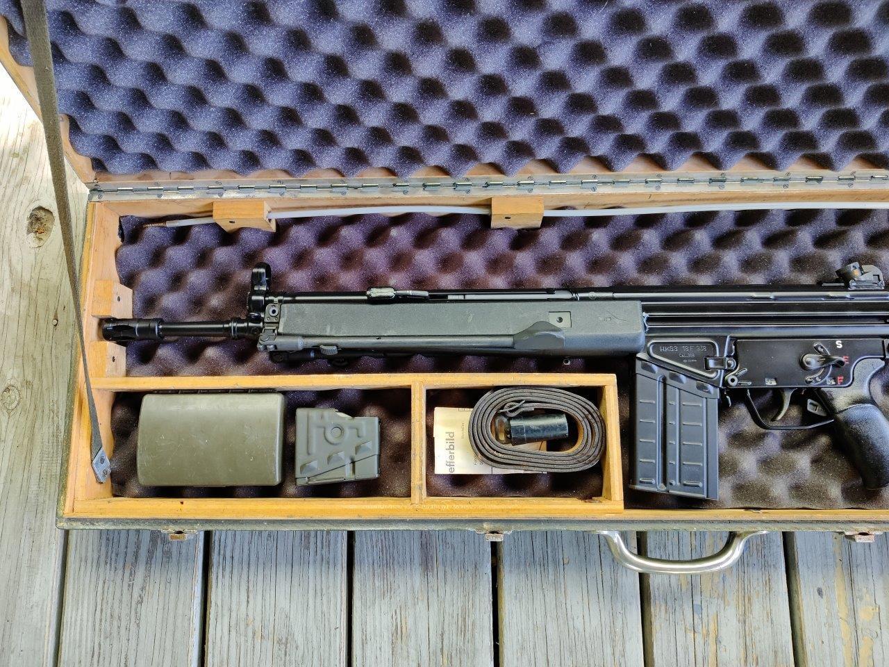 Heckler & Koch G3 SG1 Pre-May Dealer Sample Machine Gun & HK Transport Case $19,000 - NFA Market ...