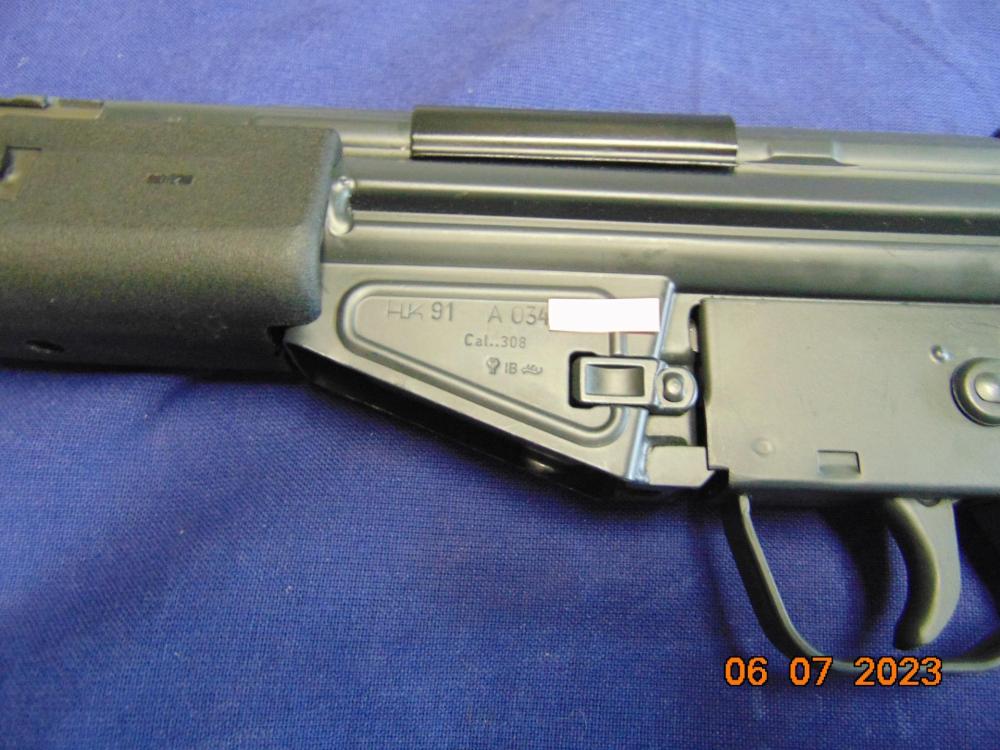 NEW Heckler & Koch HK91, HK 91, 308, 1981, IB Date Code" Arlington, NOS, - Semi-Auto Market ...