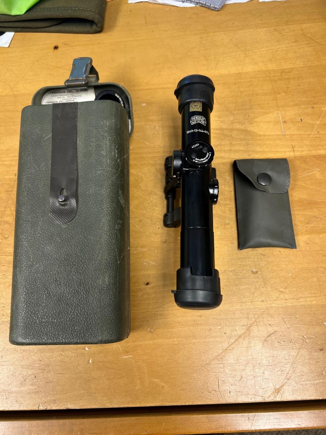 Hensoldt/ Wetzlar 4x24 scope for HK G3 - Parts and Accessories Market ...