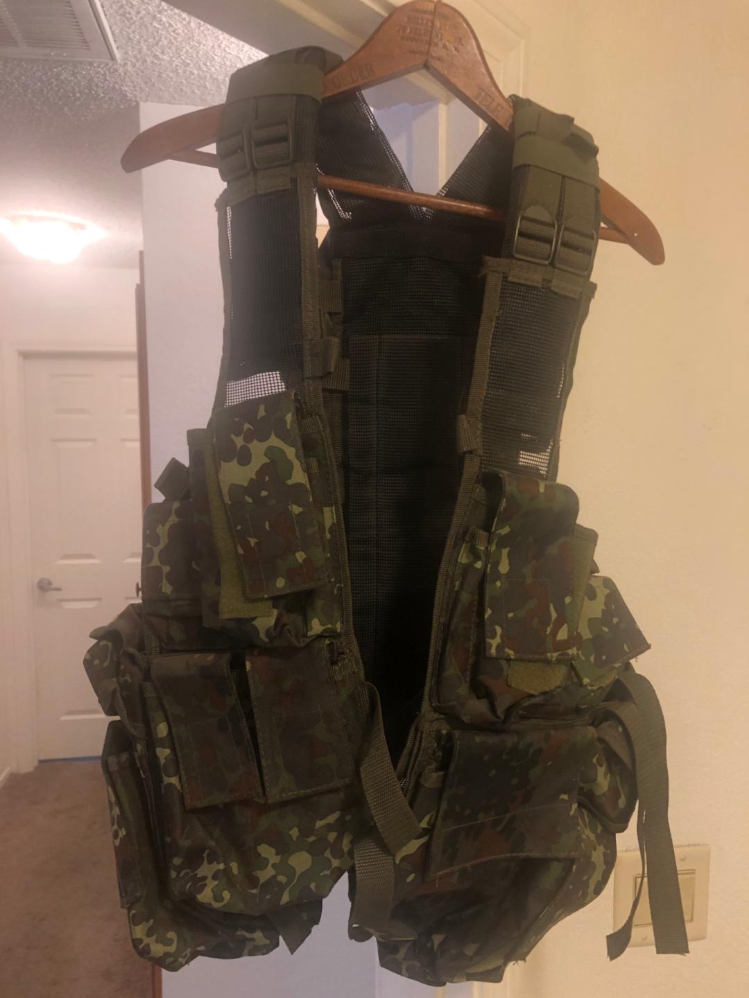 Tactical Tailor Combat Vest Flecktarn German Combat Vest German Rain ...