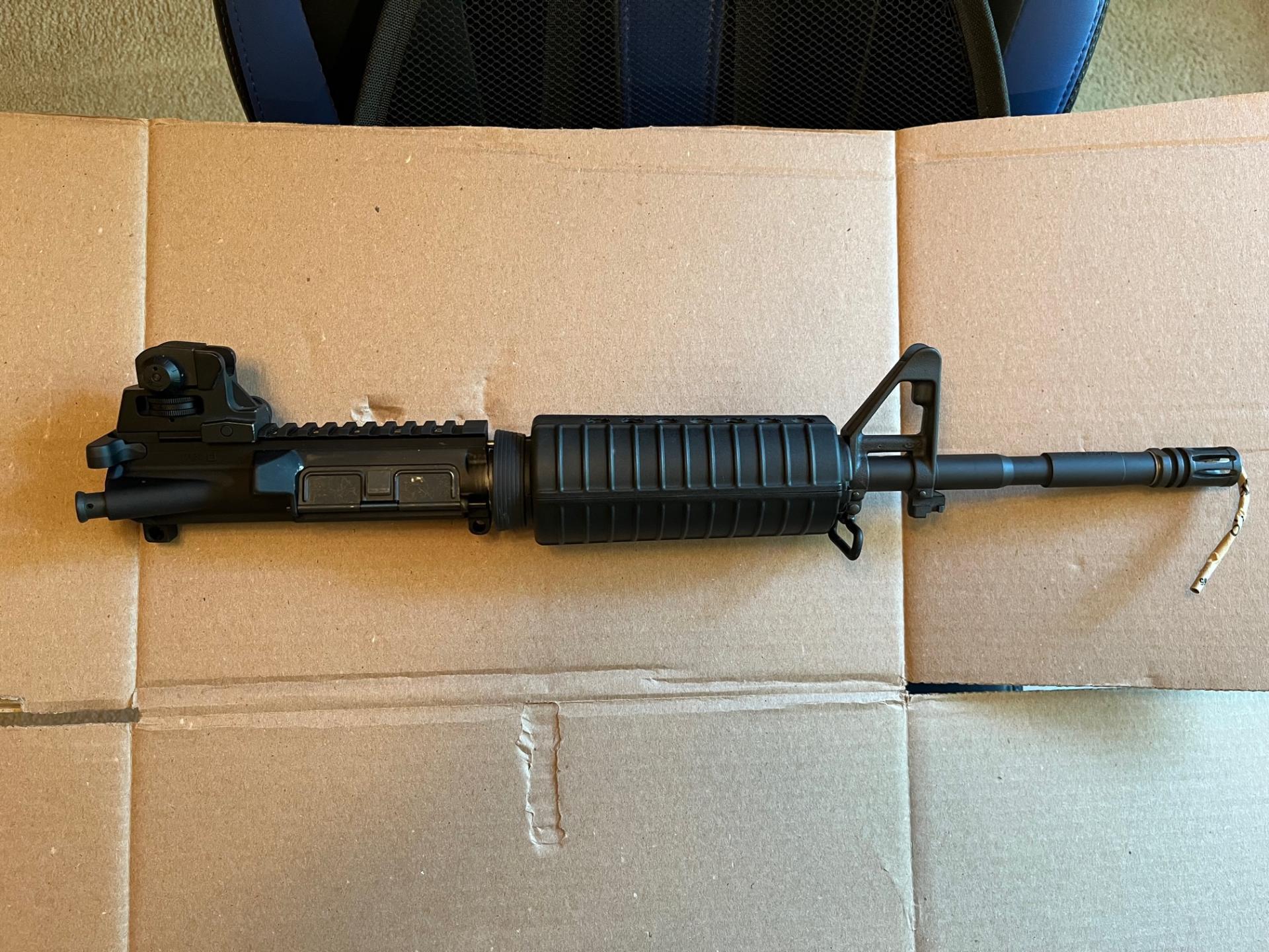 SOLD- New Colt M4A1 SOCOM complete upper receiver - Parts and ...