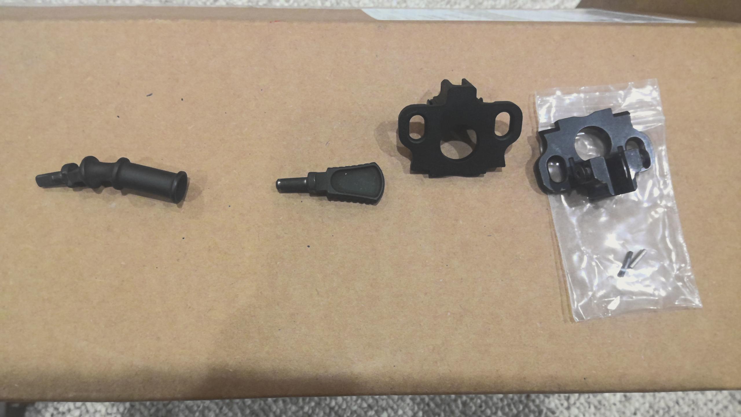 SCAR-17 SCAR-H Parts: Bolt & Firing pin, Rare FN fixed stock, small ...