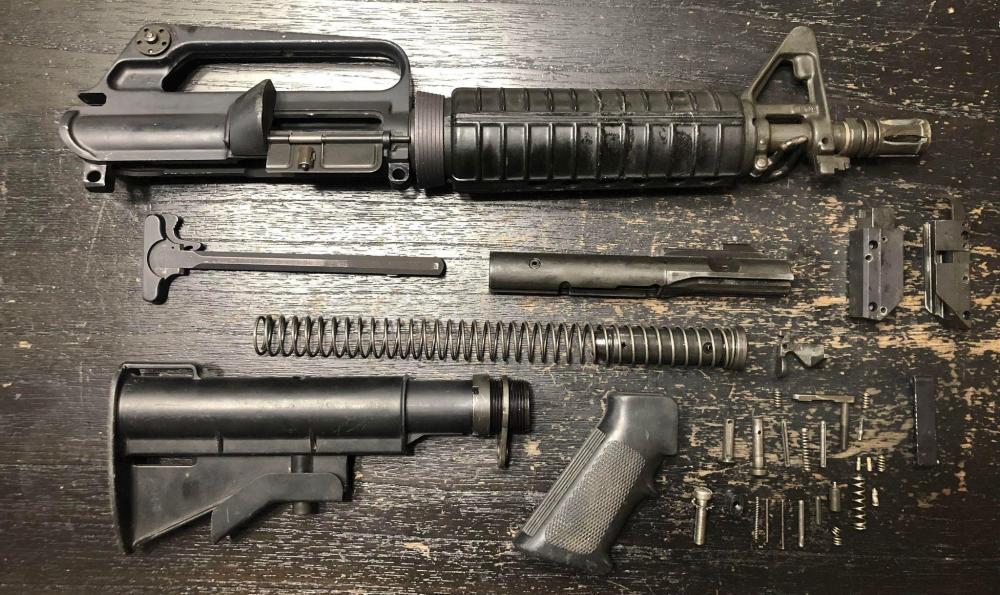 Colt 635 9mm SMG 10.5" A1 Complete Parts Kit N1 Stock - SOLD - Parts ...