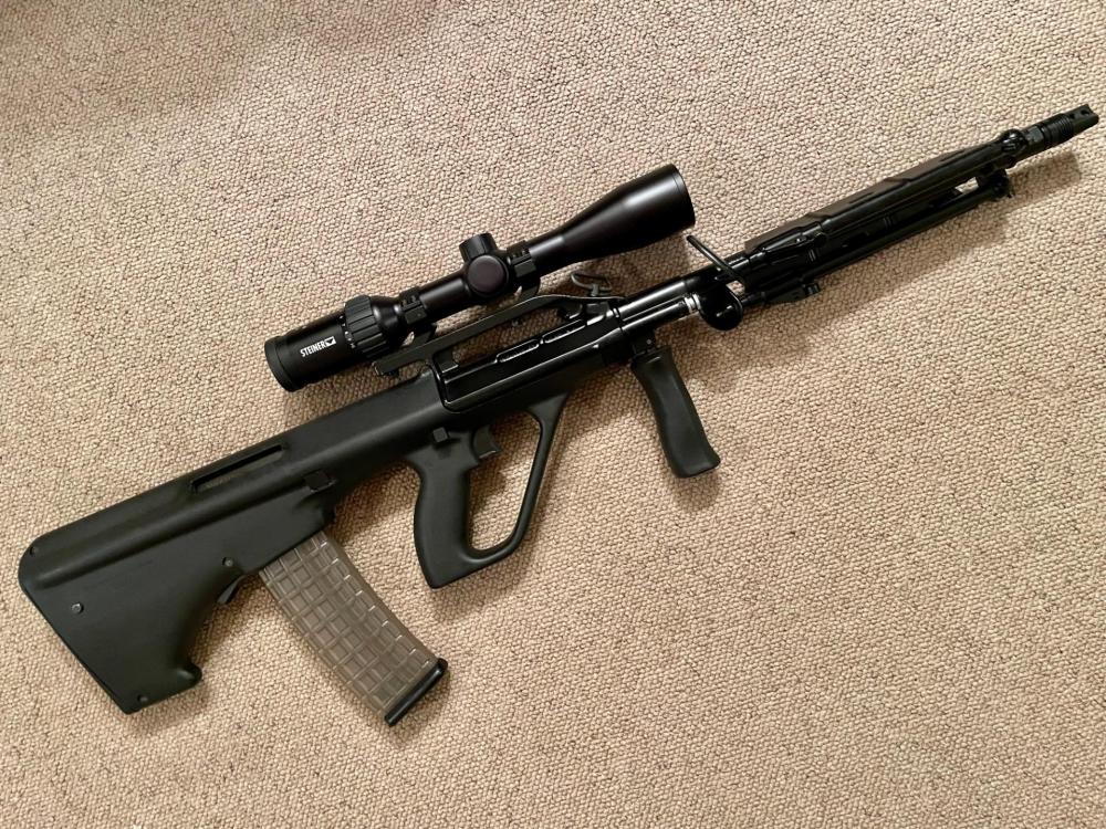 WTS:STEYR AUG A1 WITH SPECIAL RECEIVER AND HEAVY BARREL WITH BIPOD-ad ...