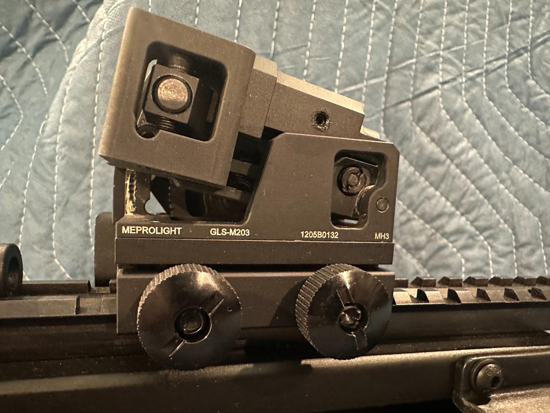 SOLD - Penn Arms 40MM spring-advance magazine drum launcher with a six ...