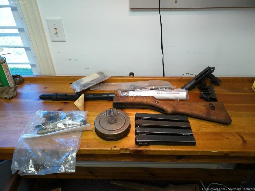 Suomi M31 Complete Parts Kit W/Barrel 9mm W/ Indianapolis Ordnance Tube ...