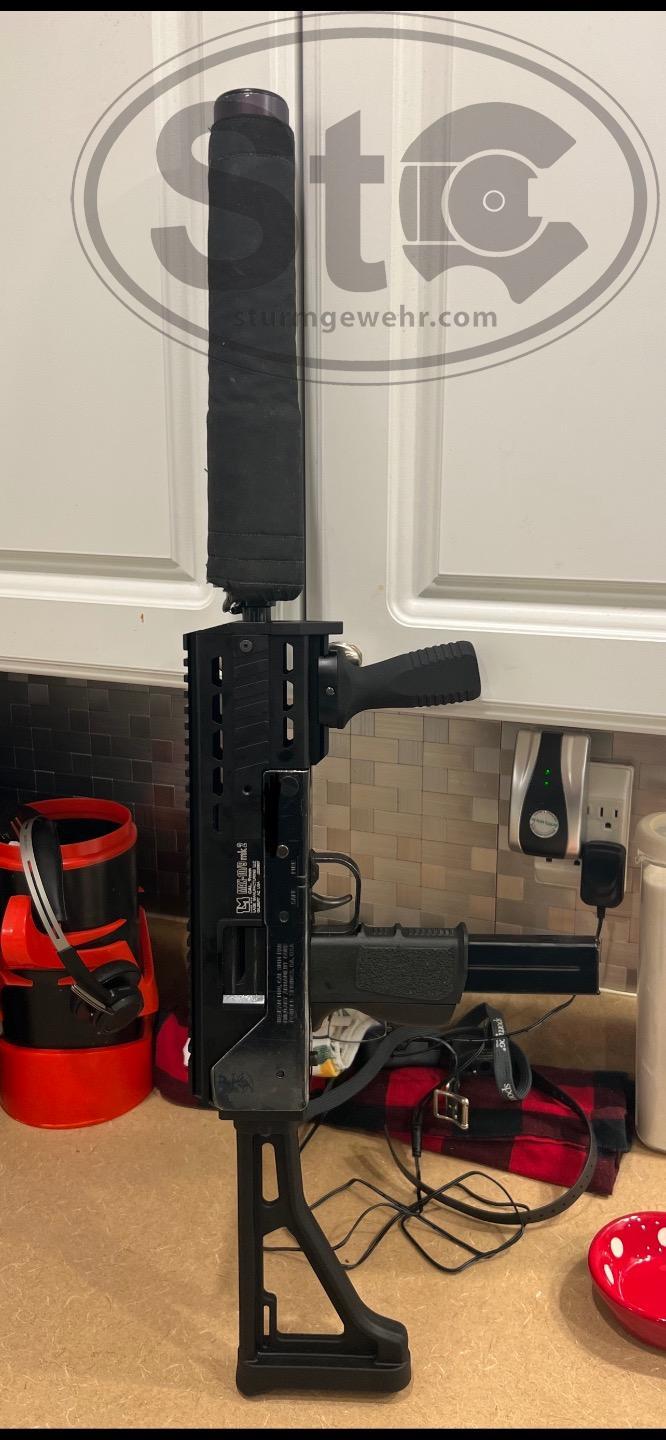 Rare Police model Mac 10 / M10 with lage and suppressor - NFA Market ...