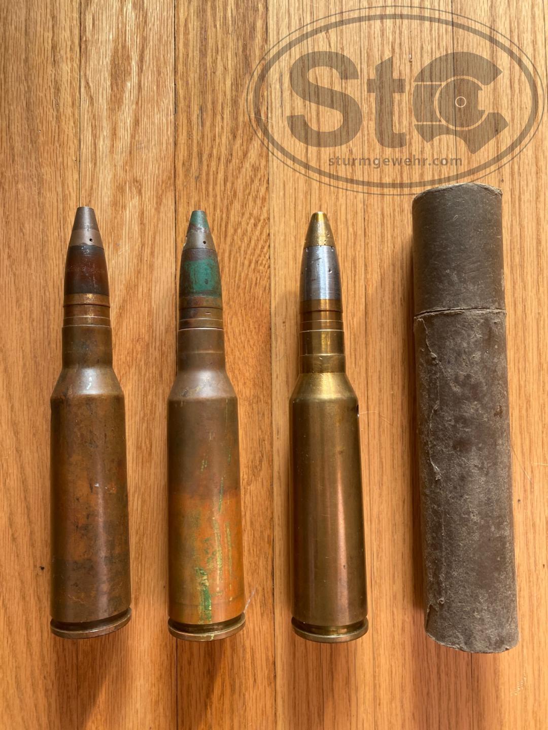 WTS: WW2 Japanese 25mm AA Rounds - Green (High Explosive Incendiary ...