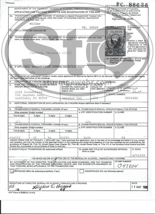 SFP SOLD Colt M16A2 w/ Dual Uppers, Optics. As-New - NFA Market Board ...