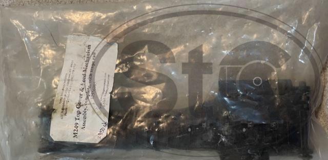 M249 Top Cover & Feed Mechanism Assembly Complete w/ Scope Rail P/N ...