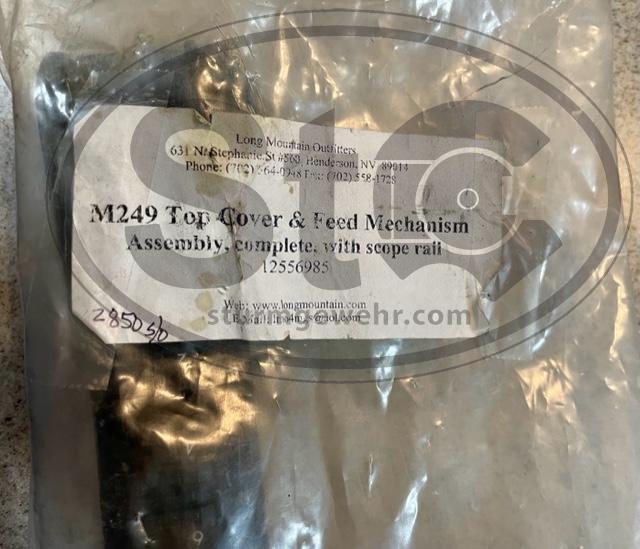 M249 Top Cover & Feed Mechanism Assembly Complete w/ Scope Rail P/N ...
