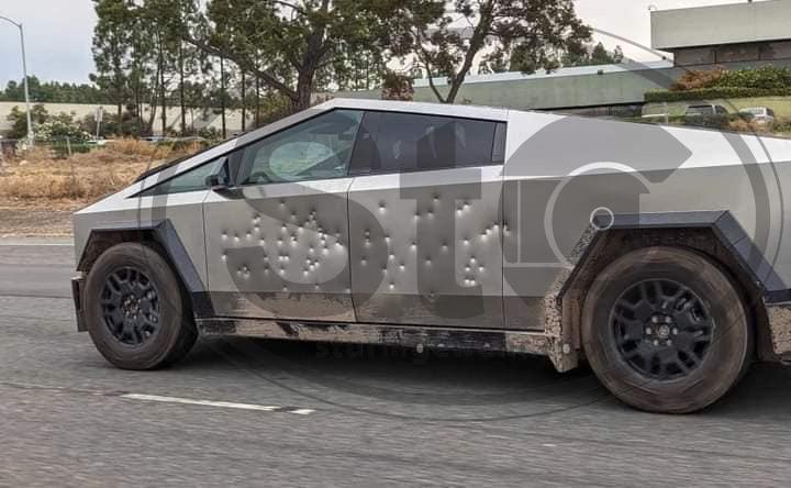 Tesla Cybertruck spotted after going through Bulletproof testing ...